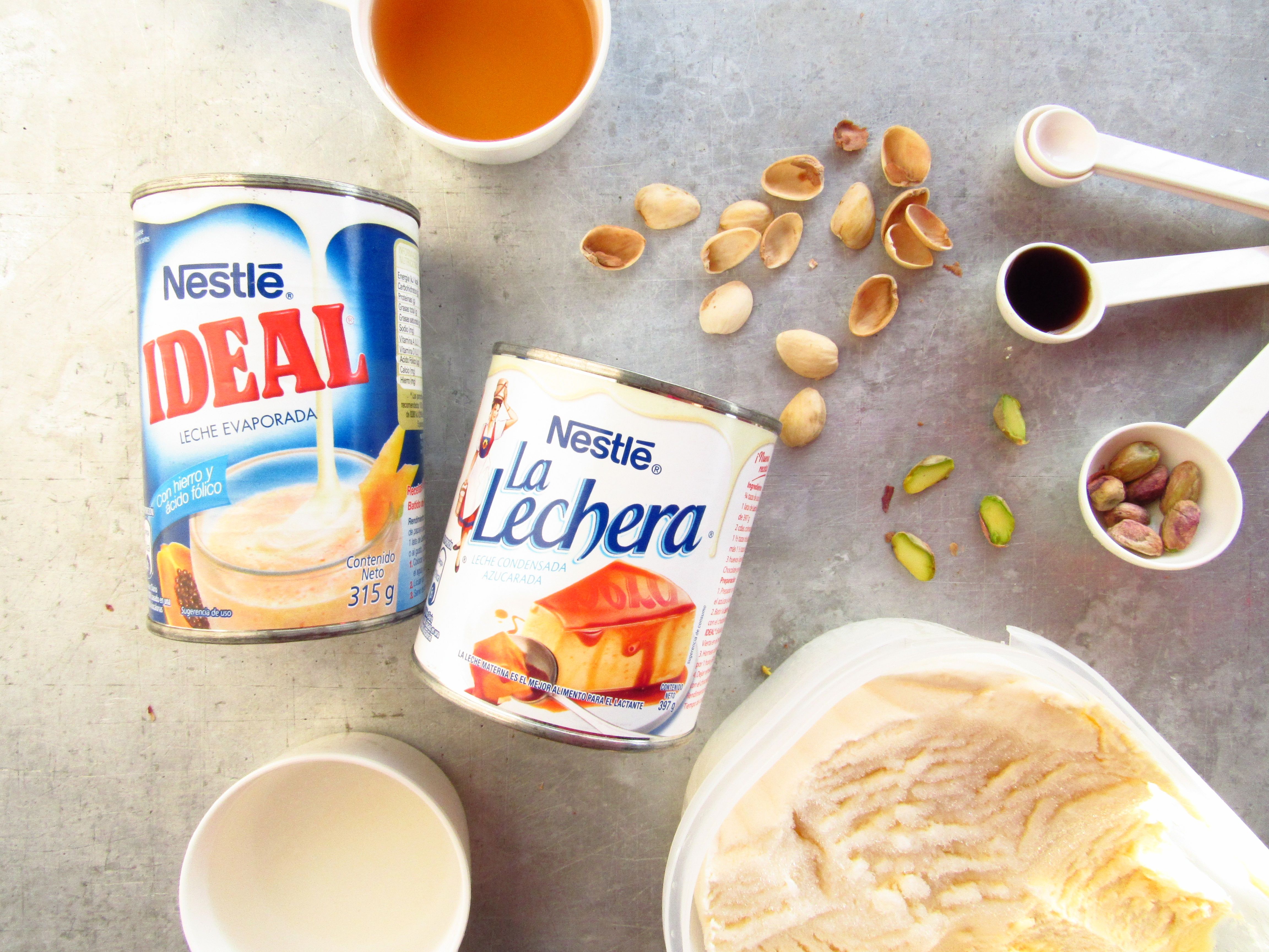 Ron ponche de pistacho