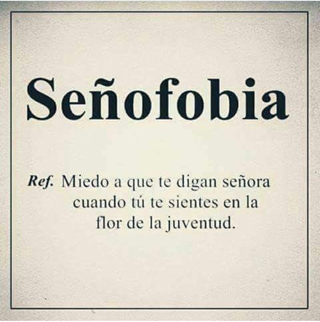 Señofobia, ¿la conoces?