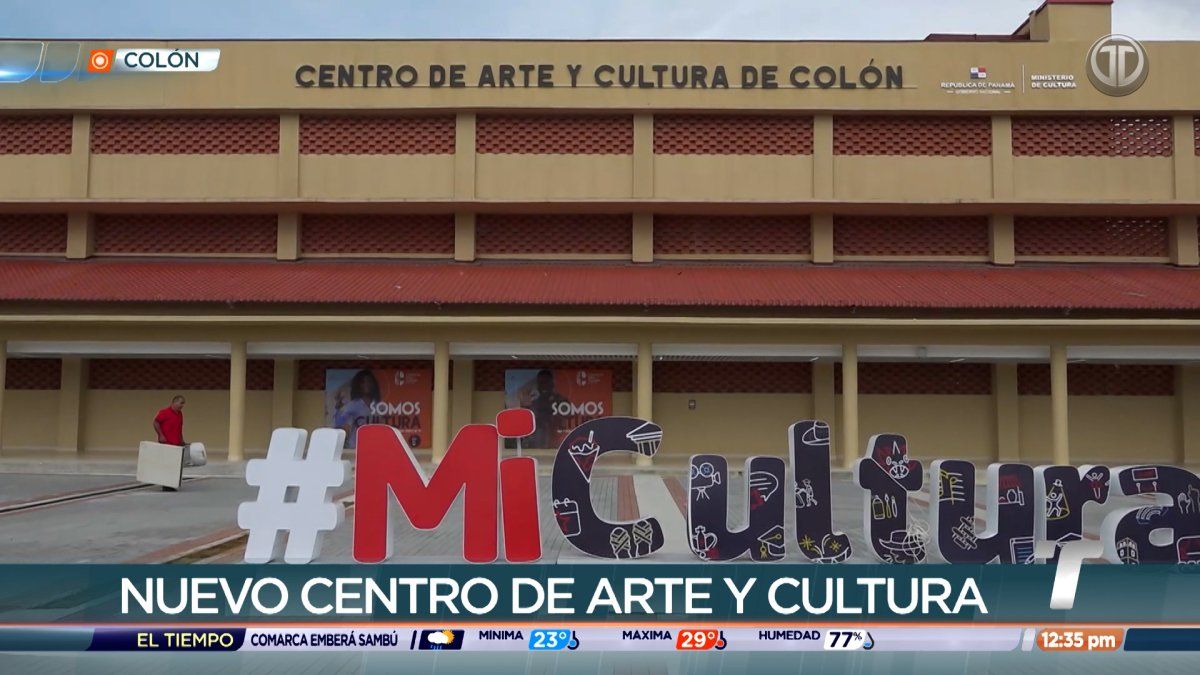 Inauguran el nuevo Centro de Arte y Cultura de Colón