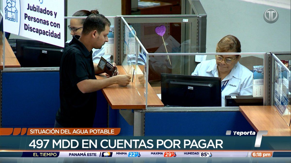 Cuentas por pagar del Idaan superan los 490 millones de dólares