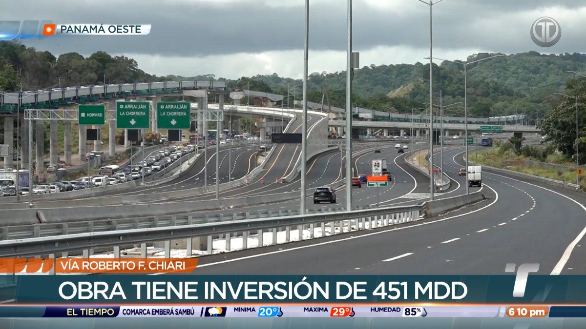 Este lunes fue inaugurada la carretera Presidente Roberto F. Chiari