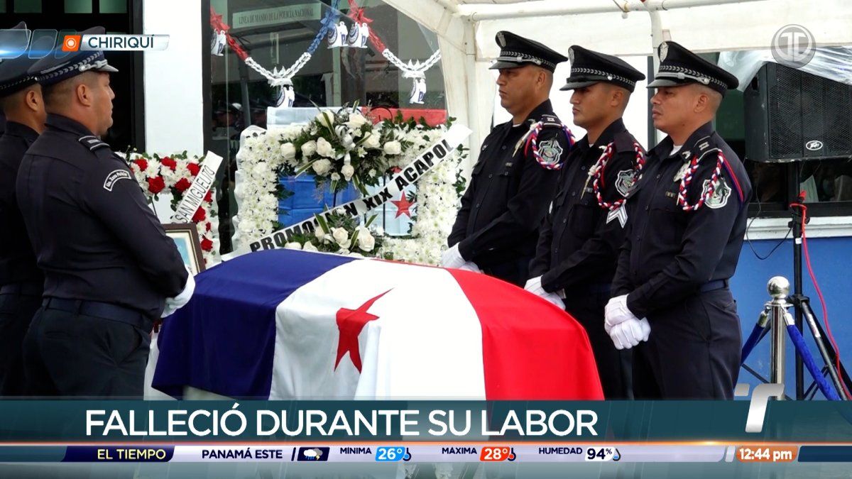 Despiden con honores al Subcomisionado Post Mortem Isaac Cano