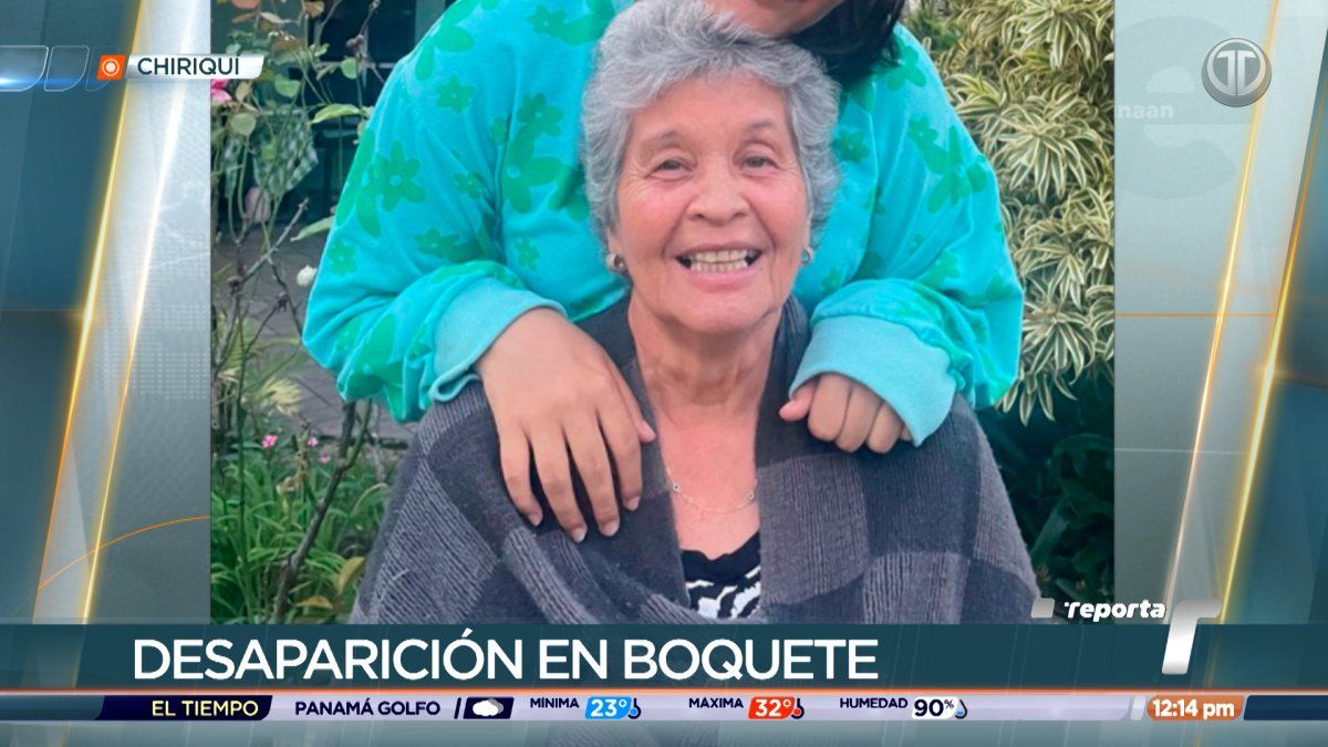 Piden apoyo para ubicar a la señora Sandra Denham de 74 años en Chiriquí
