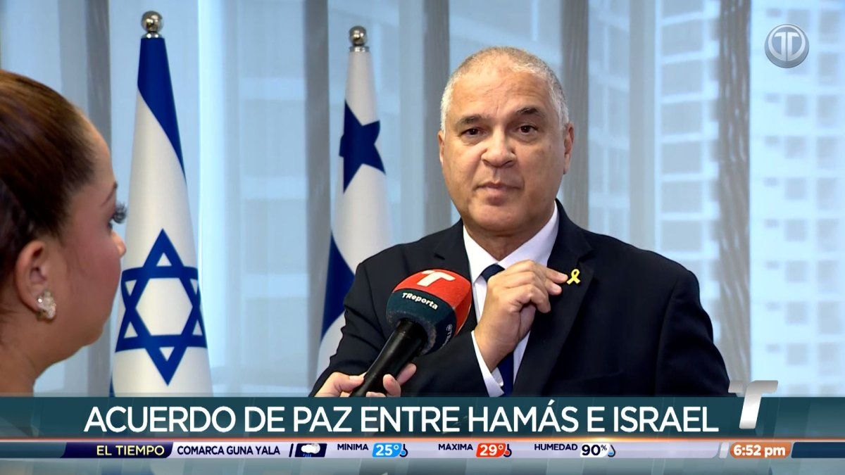 Embajador de Israel en Panamá celebra primera fase de acuerdo de paz ...
