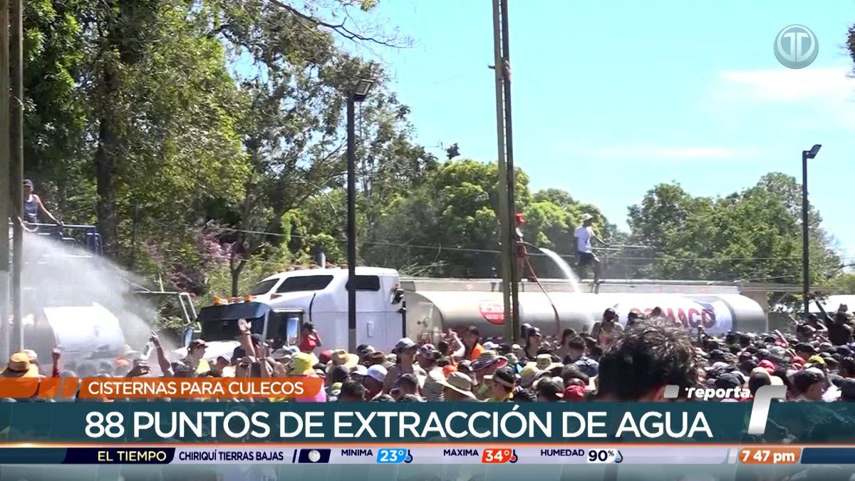 Autoridades han aprobado 88 puntos para extracción de agua para el Carnaval