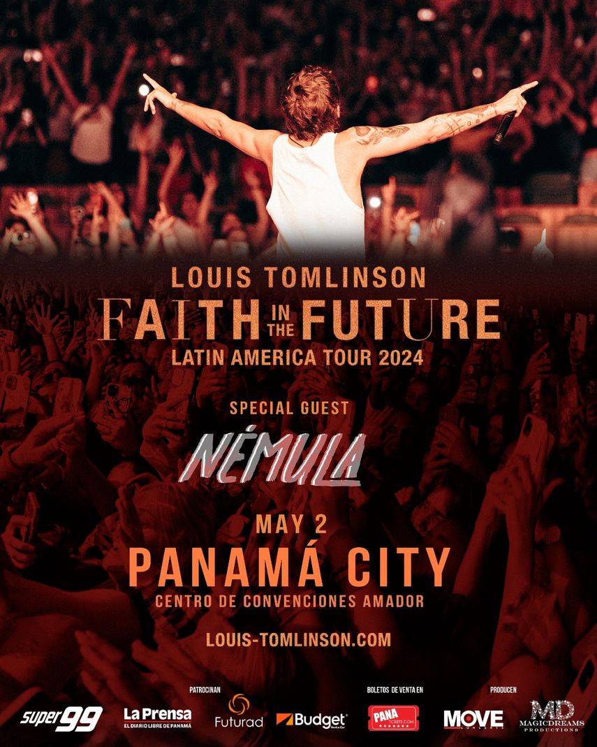 Louis Tomlinson en Panamá: Némula será el invitado especial