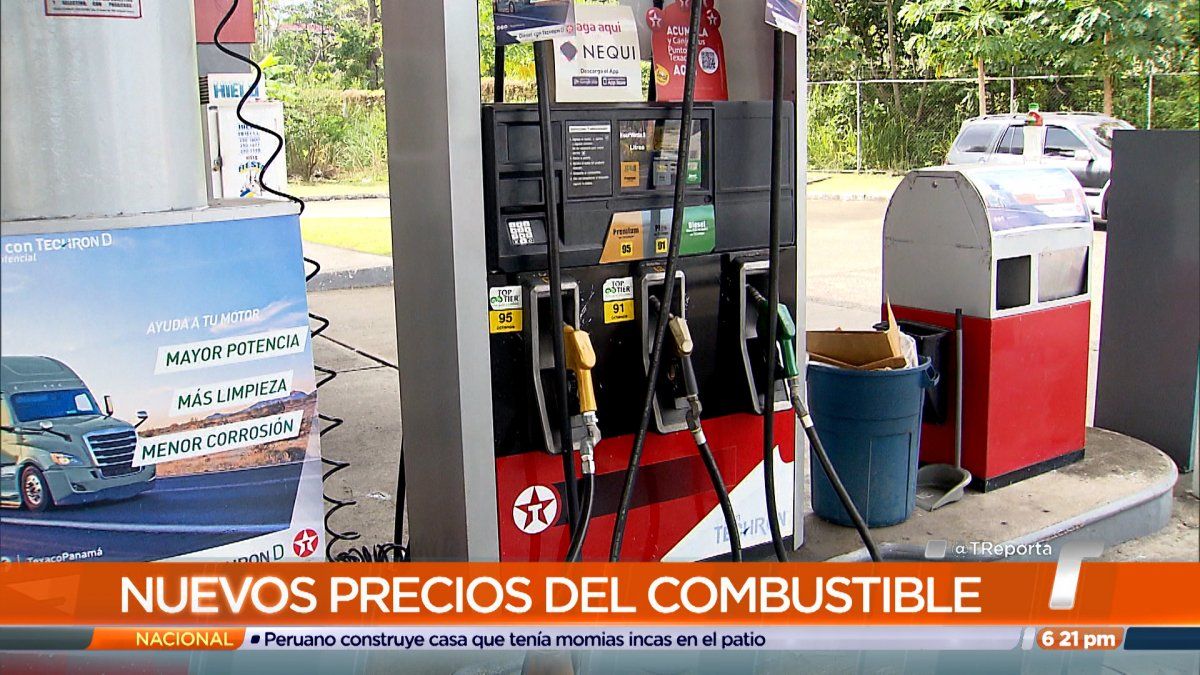Anuncian nuevos precios del combustible en Panamá