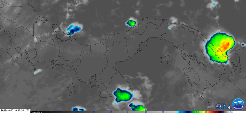 Clima en Panamá hoy: ¿Cuál es el pronóstico del tiempo para el 03 de Octubre?