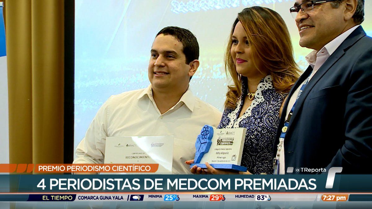 Periodistas de Medcom fueron galardonados en la Premiación de Periodismo Científico 2023