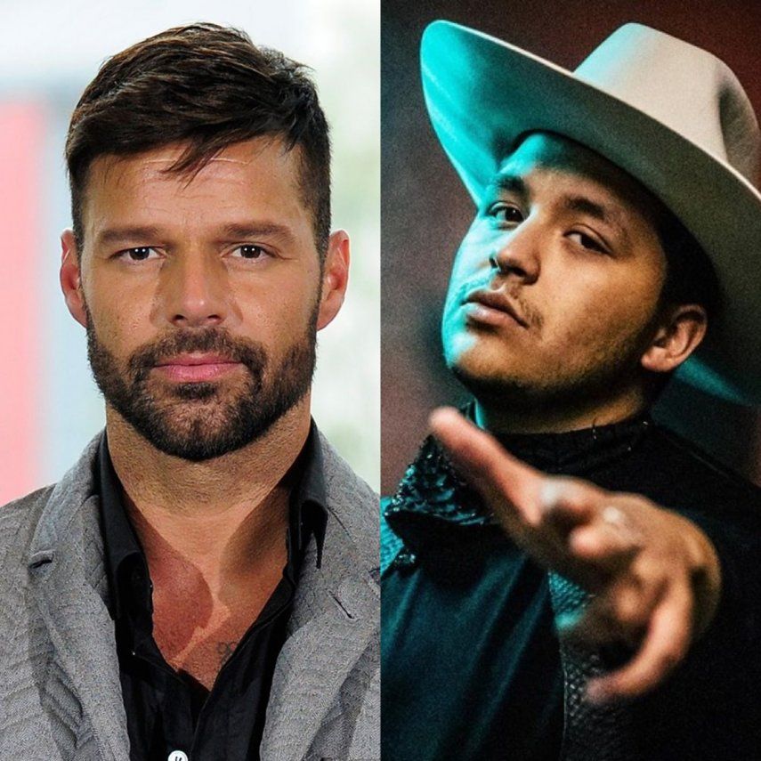 Ricky Martín confirmó una colaboración con Christian Nodal