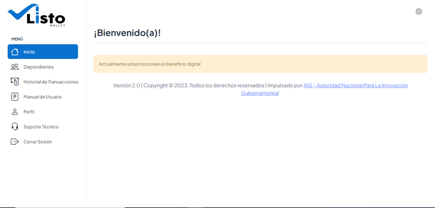 Listo Wallet: Usuarios se quejan que no aparecen sus datos