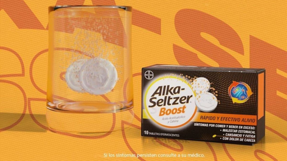 Alka Seltzer lanza su nueva presentación, Alka Seltzer Boost