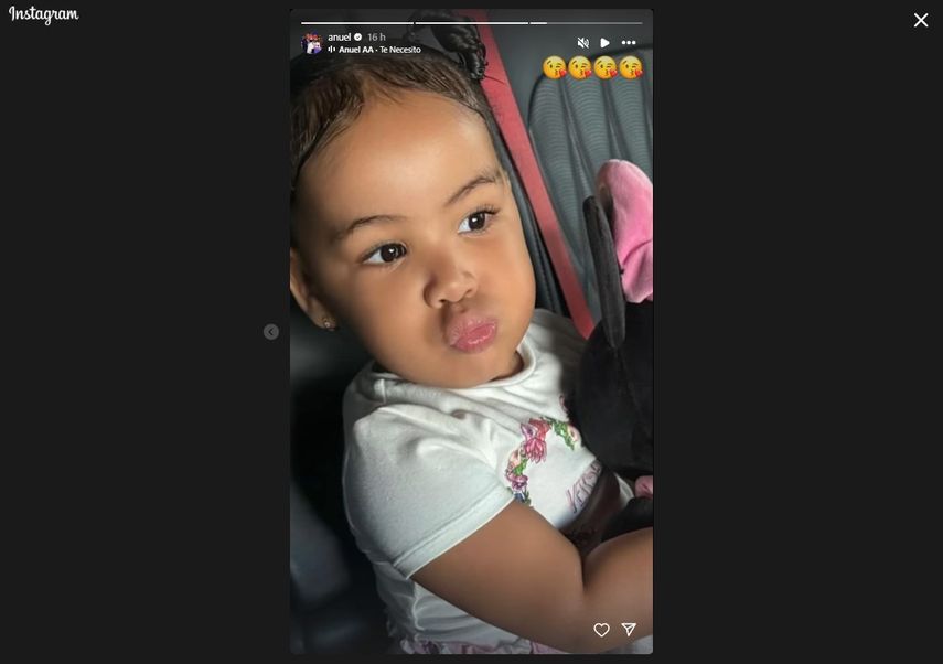 Yailin La Más Viral y Anuel AA presumen a su hija Cattleya en redes ...
