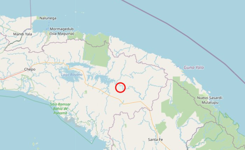 ¡Lo último! Sismo de 3.6 sacude norte de Chepo, distrito de Panamá