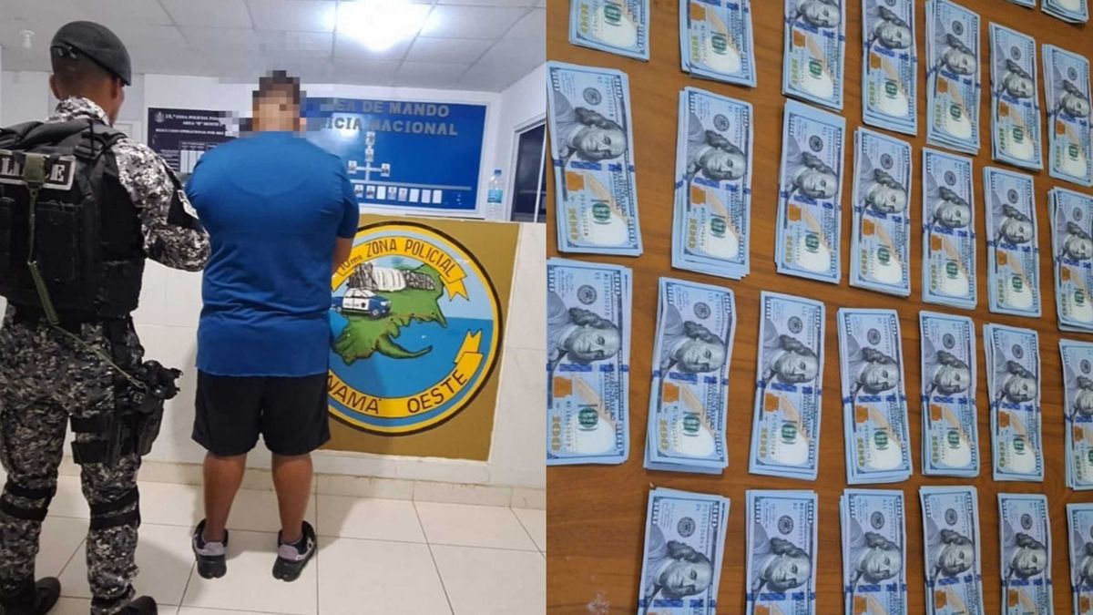 La Policía Nacional aprehende a un hombre con B/.18 mil balboas sin ...