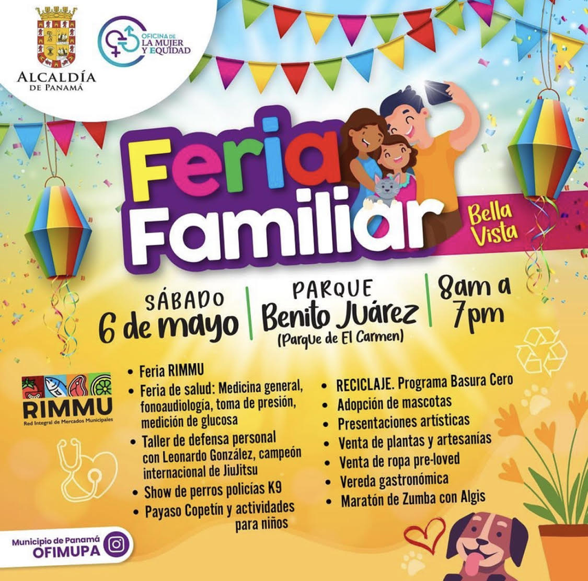 Feria familiar: ¿Cuándo es y qué actividades tendrán?