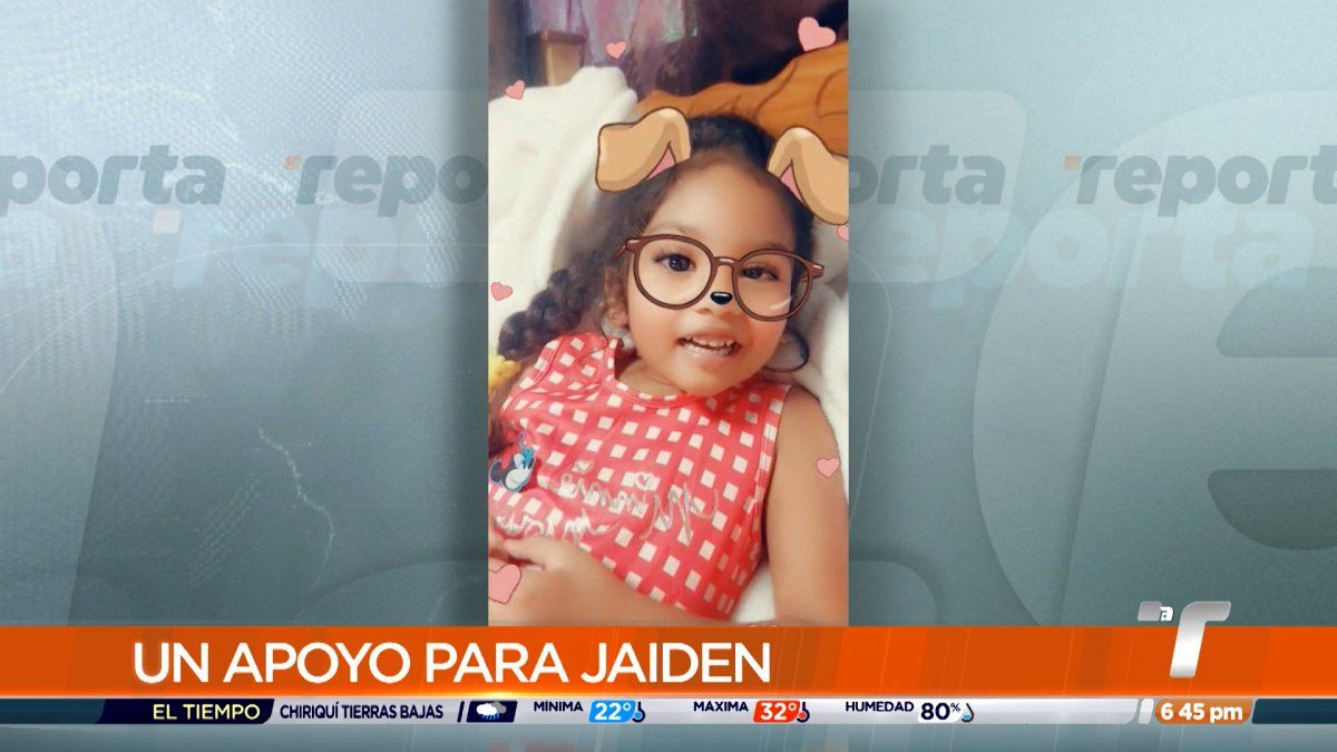 Piden apoyo para Jaiden, quien padece de un tumor del tallo cerebral