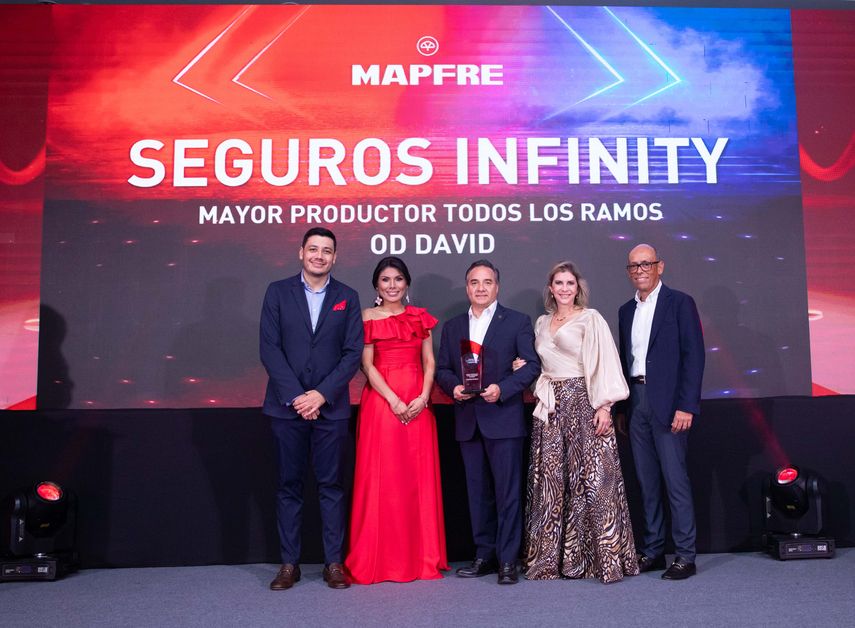 MAPFRE Panamá premia a sus mayores productores de seguros del año 2022