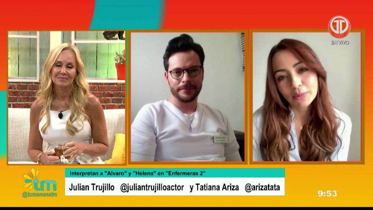 Enfermeras 2: Jullián Trujillo y Tatiana Ariza, los giros de la 2da temporada