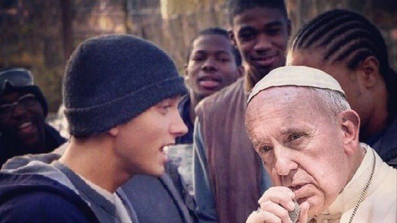 El papa inspira a los raperos de las redes sociales gracias a una foto