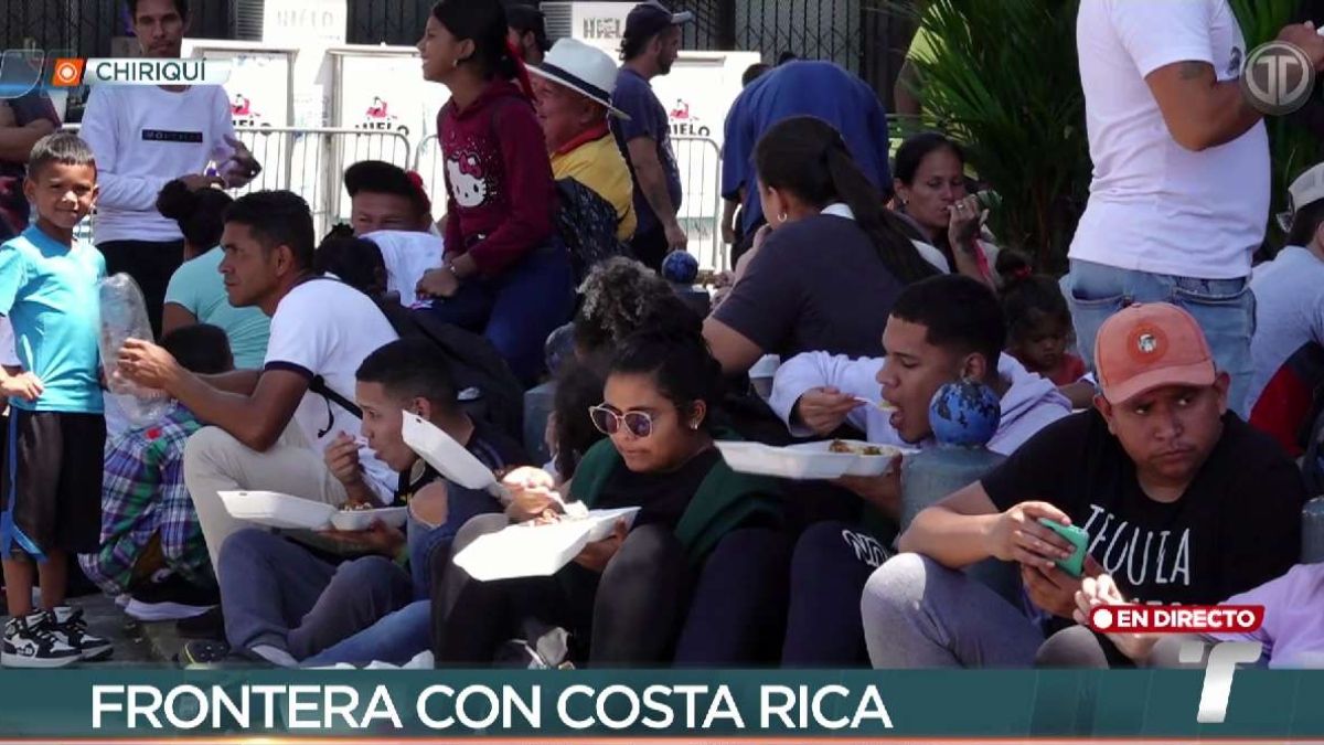 Cientos de migrantes varados en la frontera con Costa Rica solicitan ...