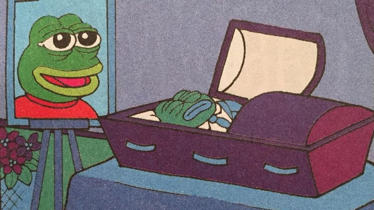 Muere la Rana Pepe, famosa en memes de internet
