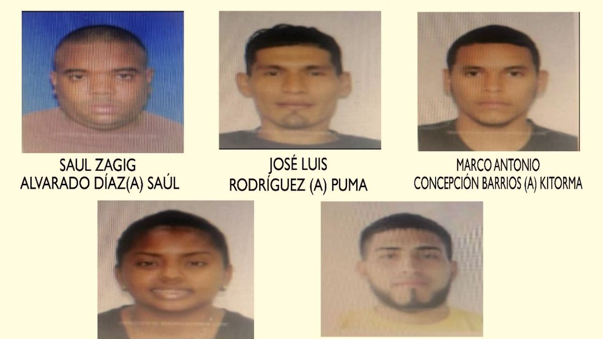 Los 5 más buscados por pandillerismo en Panamá Oeste