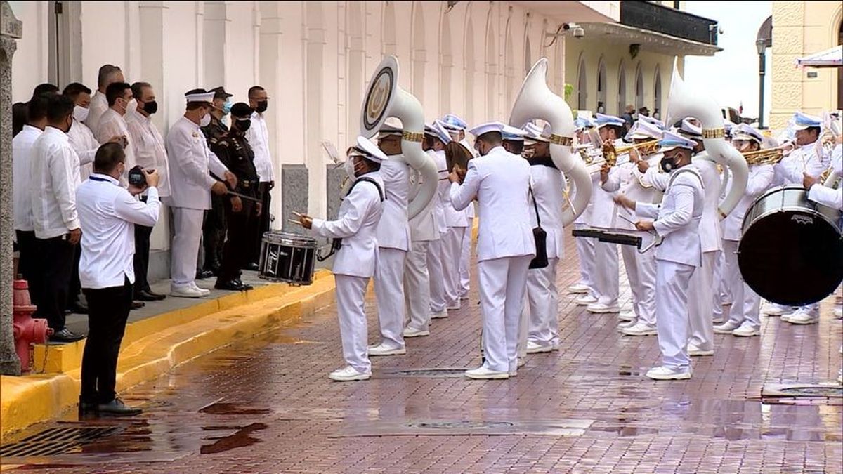 Banda Republicana estrena Marcha Panamá Solidario en el Mes de la Patria