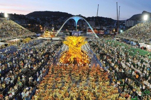Desfile en Sambódromo de Río