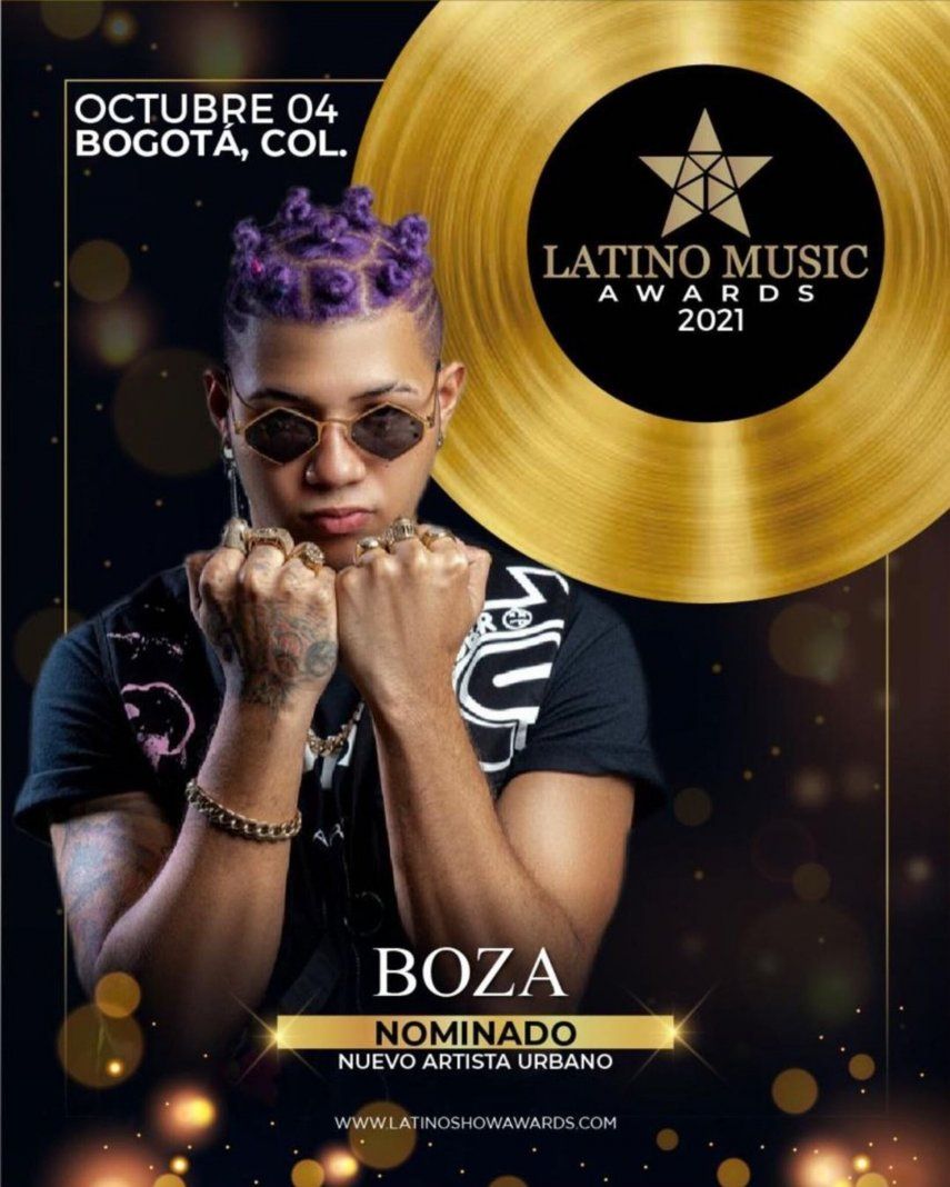 Boza es nominado a los Latino Music Awards 2021