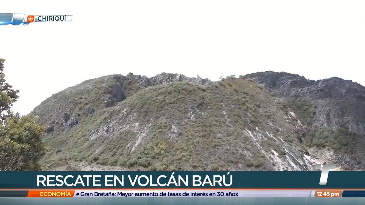 Rescatan a siete personas en la cima del Volcán Barú