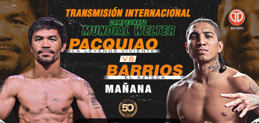 Pelea de Manny Pacquiao vs. Mario Barrios: el regreso del ícono a los 46 años será este sábado