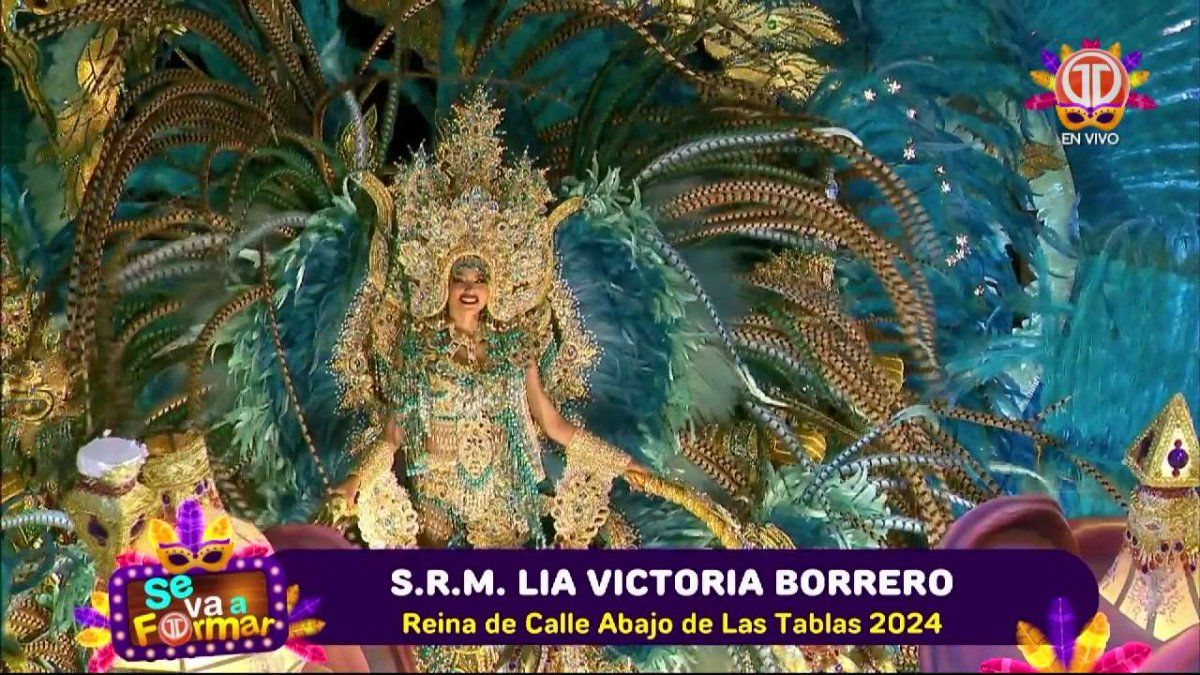 Así salió Calle Abajo de Las Tablas en el paseo nocturno del Sábado de Carnaval