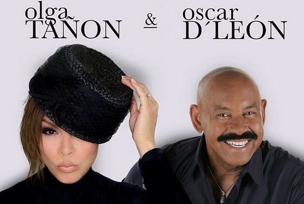 Olga Tañon y Oscar D León juntos en concierto en Panamá