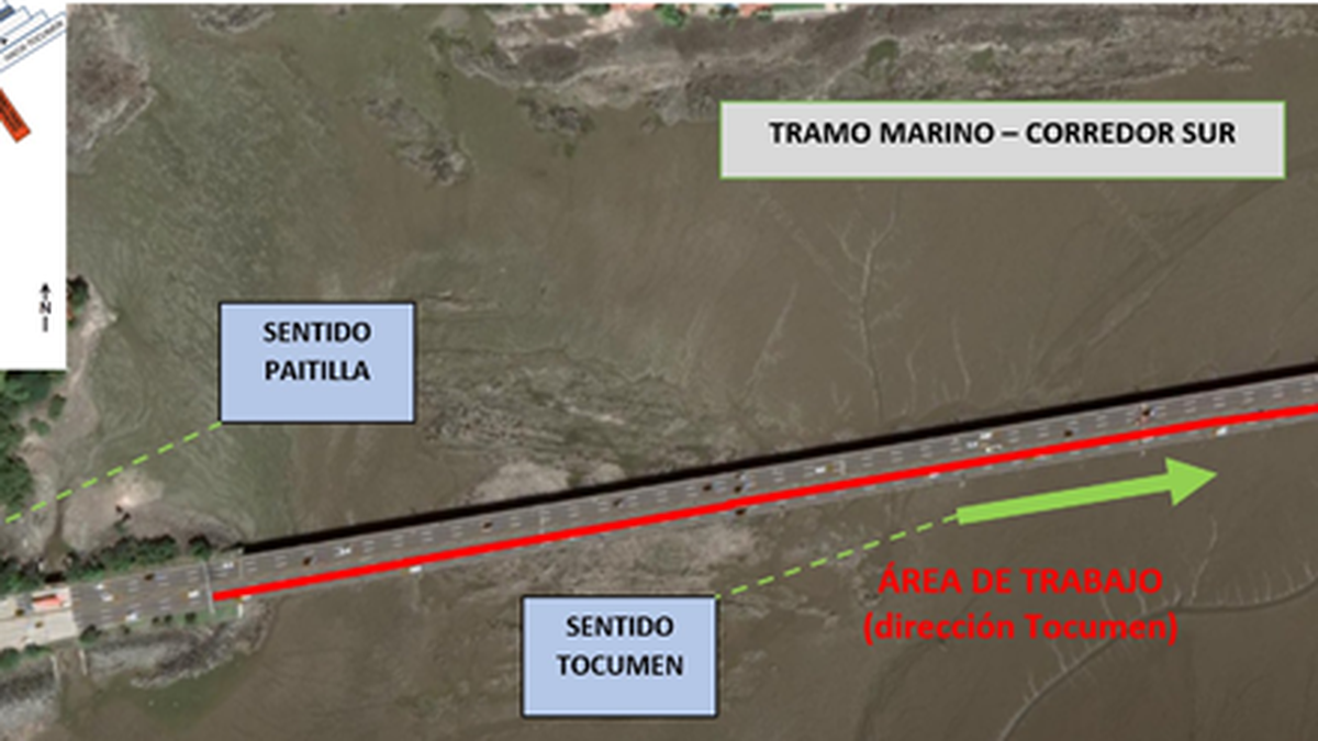 ENA Corredores anunció cierre del Tramo Marino, Corredor Sur