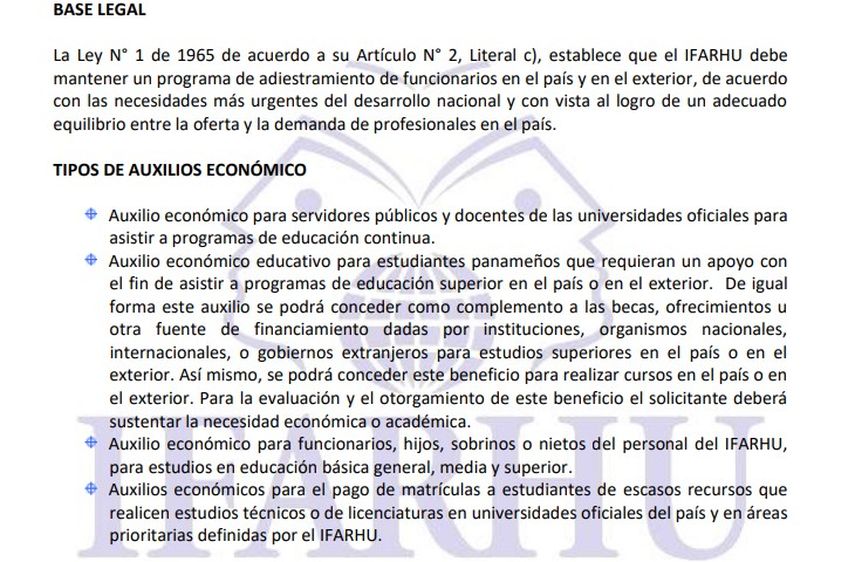 IFAHRU, Auxilio económico: ¿Qué es y como aplicar? IFAHRU, Auxilio económico: ¿Qué es y como aplicar?