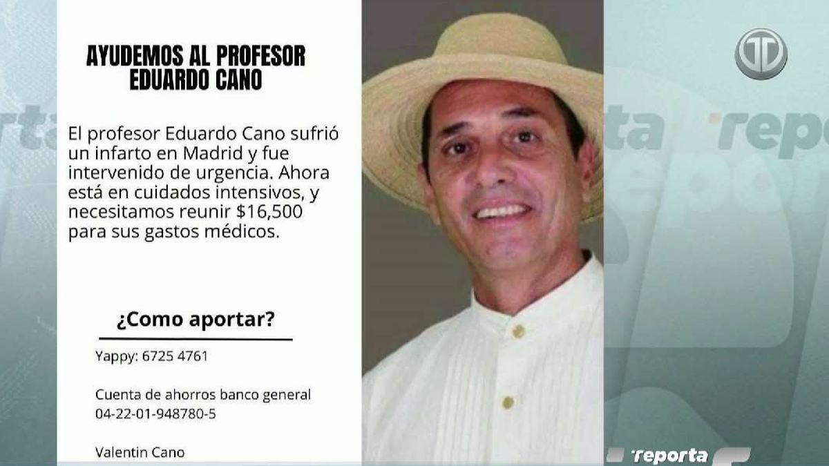 ¡Importante! Folclorista panameño Eduardo Cano requiere apoyo tras sufrir infarto en España