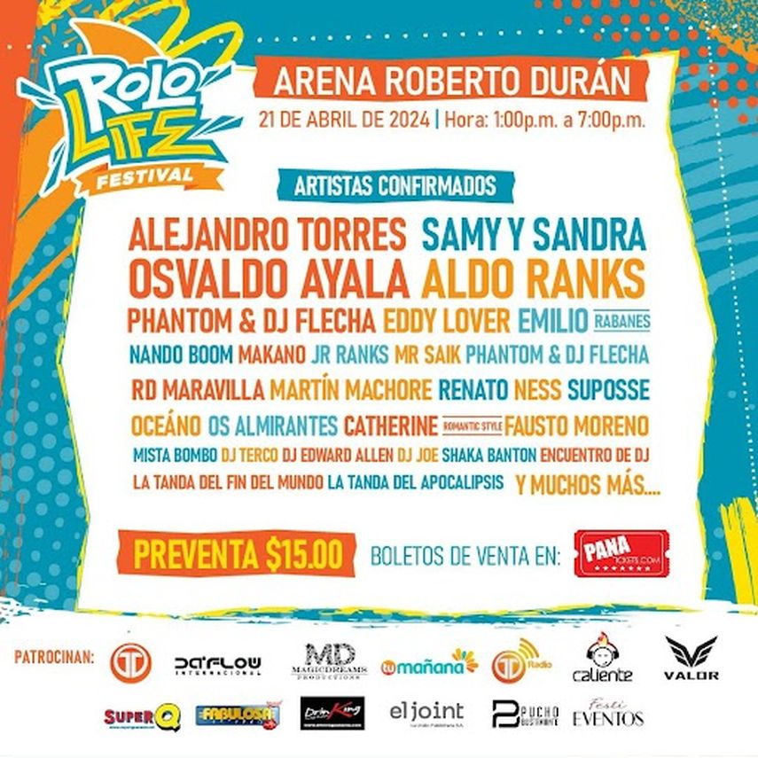 Rolo Life Festival: Boletos a la venta y artistas confirmados, conoce ...