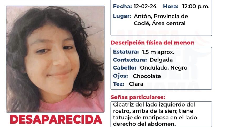 Alerta Amber es activada por desaparición de adolescente de 15 años