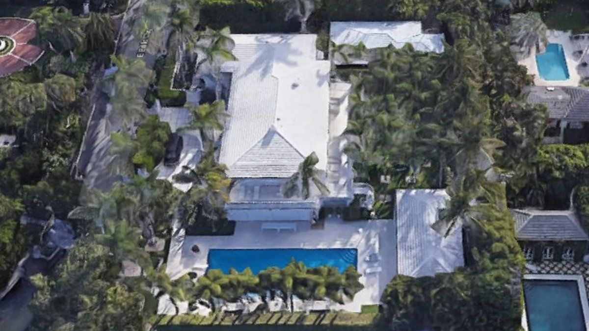 Demuelen mansión en Florida del magnate Jeffrey Epstein