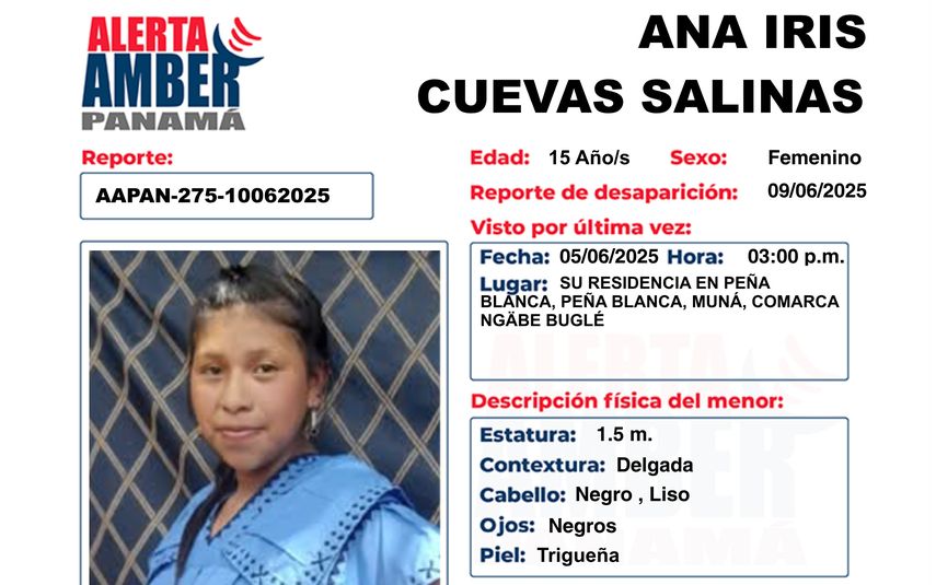 Activan Alerta Amber por desaparición de por Ana Iris Cuevas Salinas de ...
