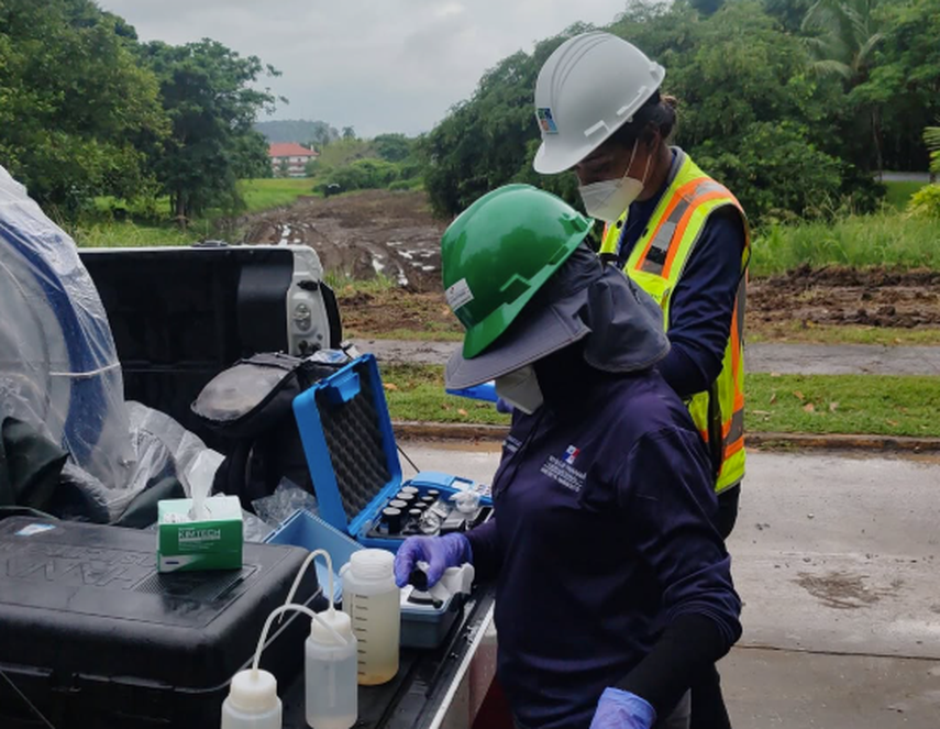 Albrook: MiAmbiente, MOP e IDAAN evalúan la calidad del agua por ...