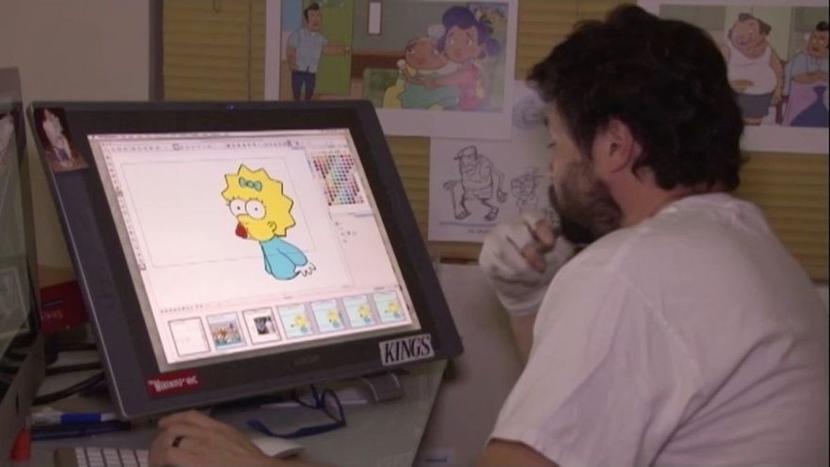 Edwin Aguilar, le da vida a la famosa familia Simpsons