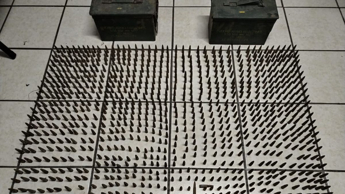 Decomisan 1,482 municiones de grueso calibre en Chiriquí