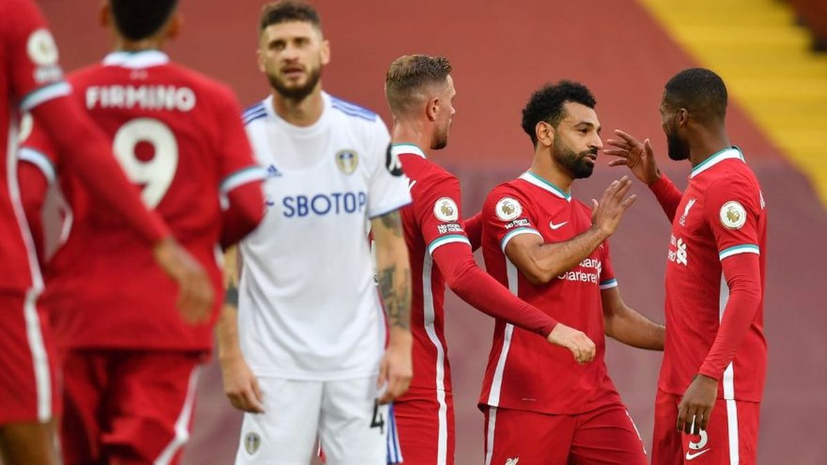 El Liverpool sobrevive en un estreno loco ante el Leeds de Bielsa