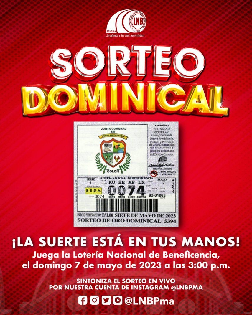Lotería de Panamá: Horario y como ver el sorteo del domingo 7 de mayo