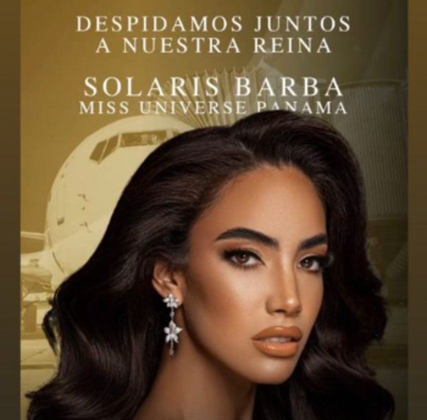 Solaris Barba partirá a Miss Universo el martes 3 de enero