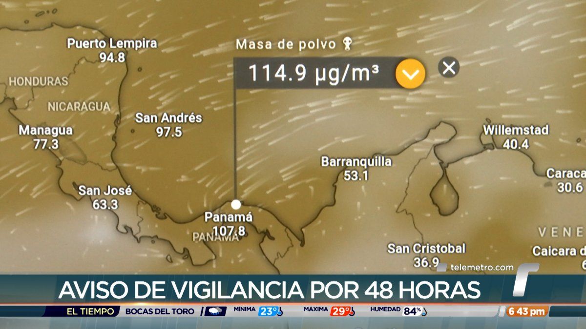 Emiten aviso de vigilancia por incursión de partículas de polvo del Sahara