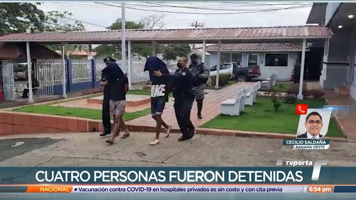 Cuatro detenidos por robo en un minisúper en Panamá Oeste