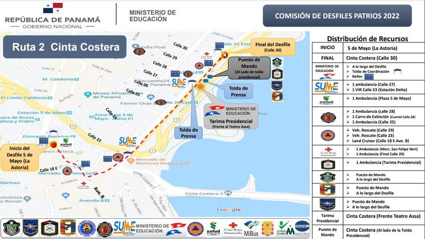 Oficializan rutas de desfiles patrios en la Capital y orden de ...